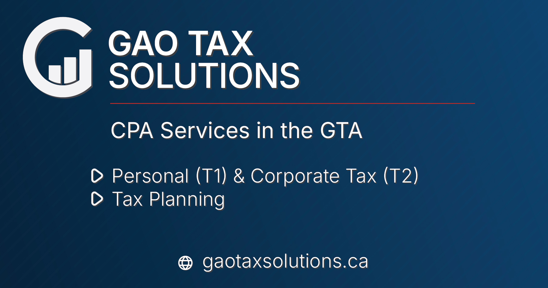Gao Tax Solutions | CPA Services in Toronto